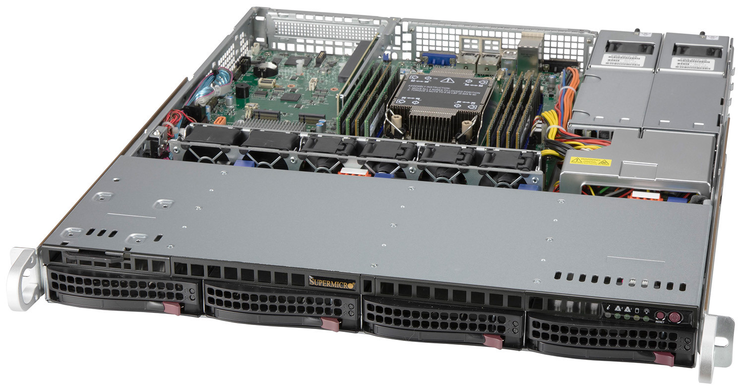 Supermicro Server egino NVMe 13041s-SoC AMD EPYC™ Milan (130632)