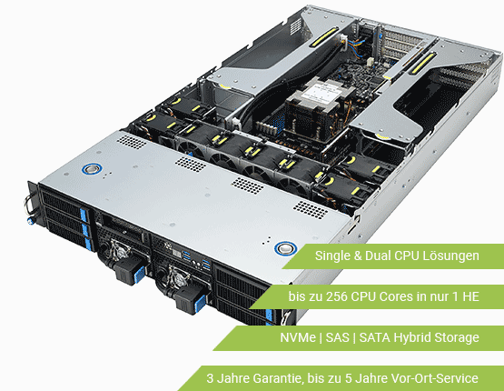 AMD EPYC Server kaufen - jetzt online konfigurieren